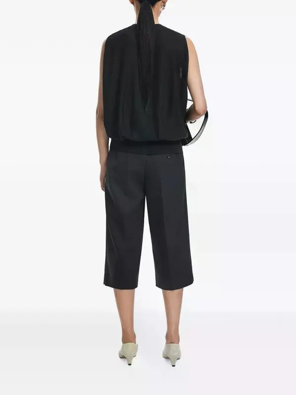 JNBY V-neck Ribbed Vest