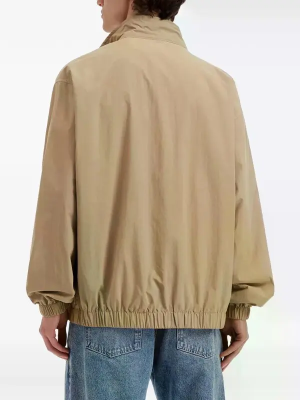 FINGERCROXX Logo Patch Zip-up Jacket