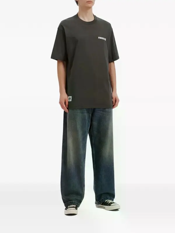 FINGERCROXX Logo-print Cotton T-shirt