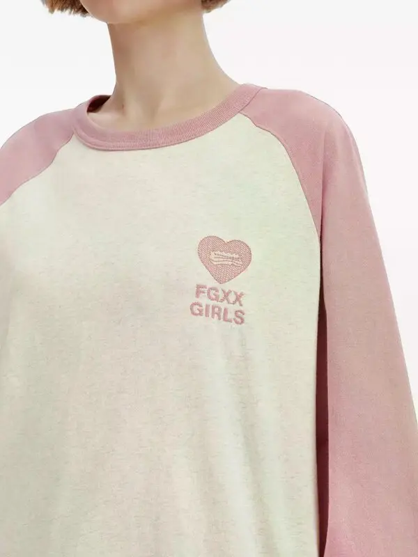 FINGERCROXX Raglan-sleeve T-shirt