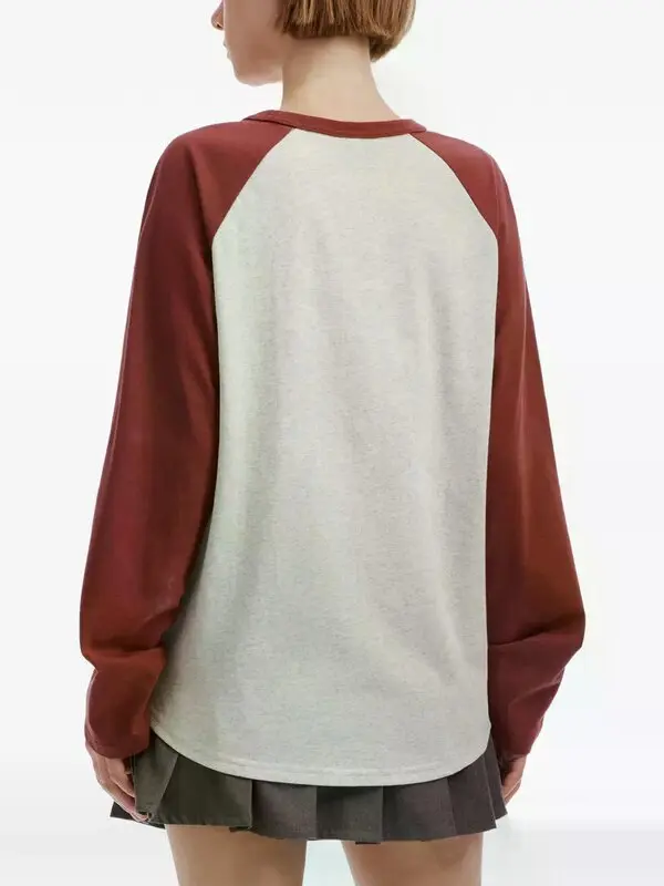 FINGERCROXX Logo-print Raglan-sleeve T-shirt