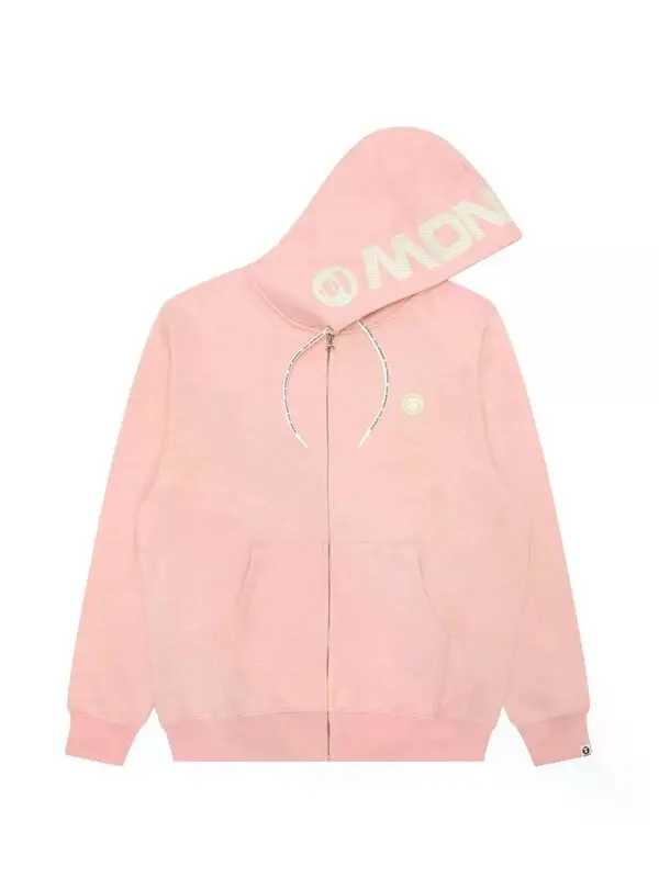 AAPE BY *A BATHING APE Logo-patch Zip-up Hoodie