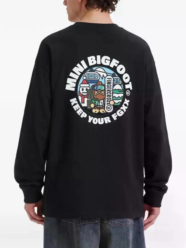 FINGERCROXX Graphic-print Long-sleeve T-shirt