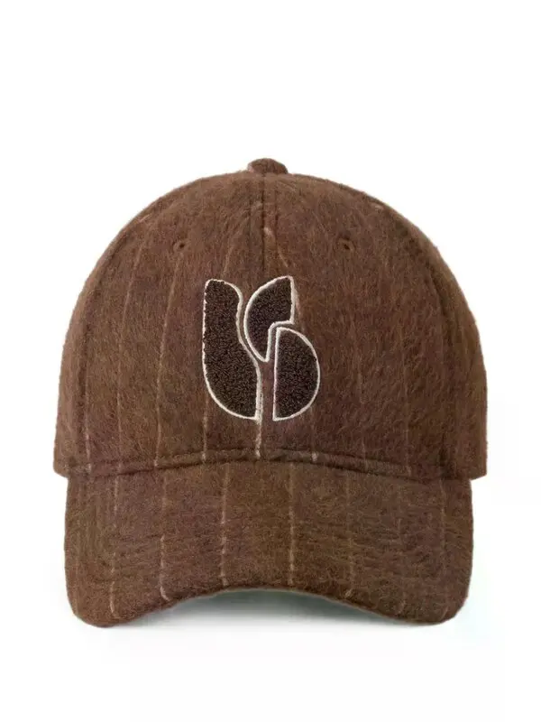 Ba&sh Hugo Pinstriped Baseball Cap