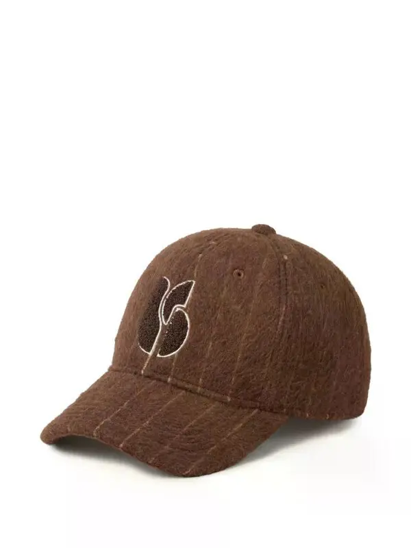 Ba&sh Hugo Pinstriped Baseball Cap