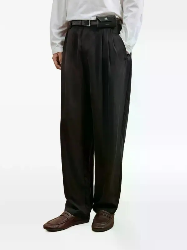 CROQUIS Pleated Tapered Trousers