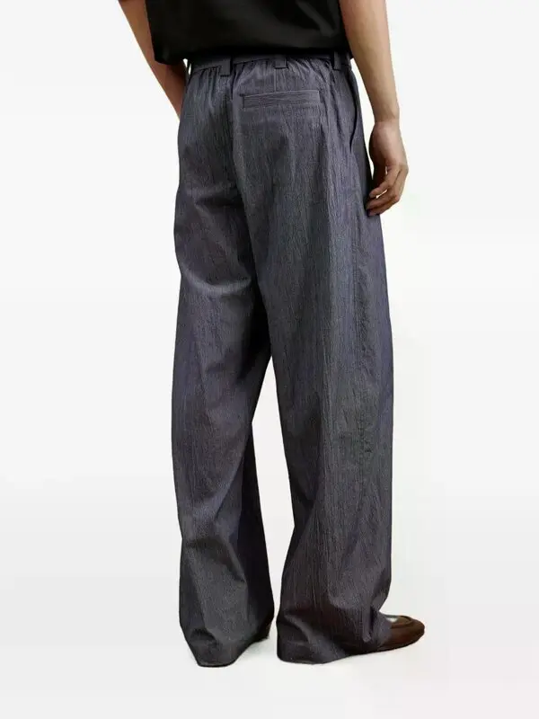 CROQUIS Belted Wide-leg Trousers