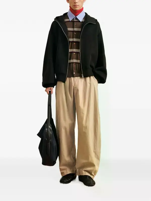 CROQUIS Relaxed-fit Curved-leg Trousers