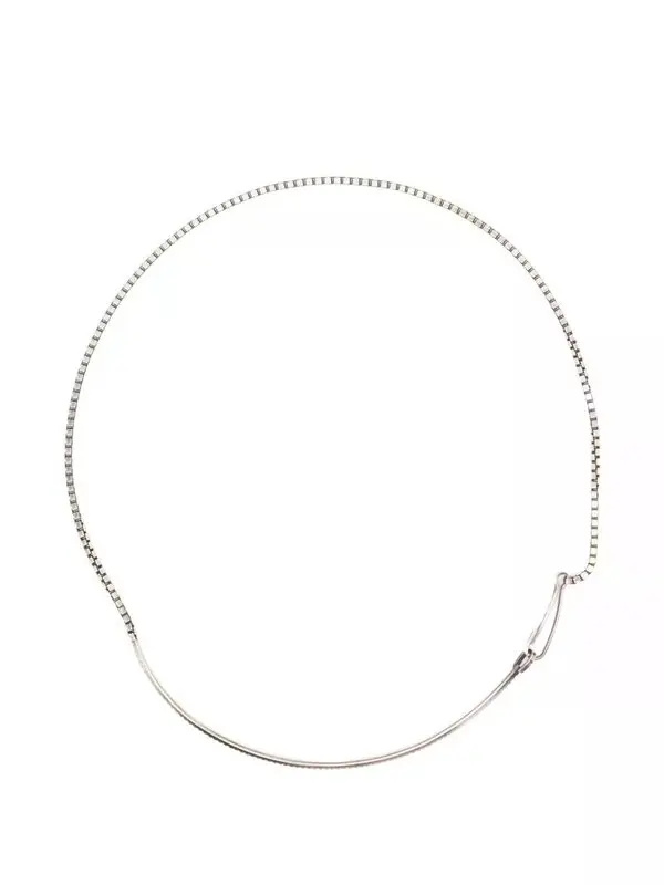 Werkstatt:München Sterling Rope-link Chain Choker Necklace - Silver