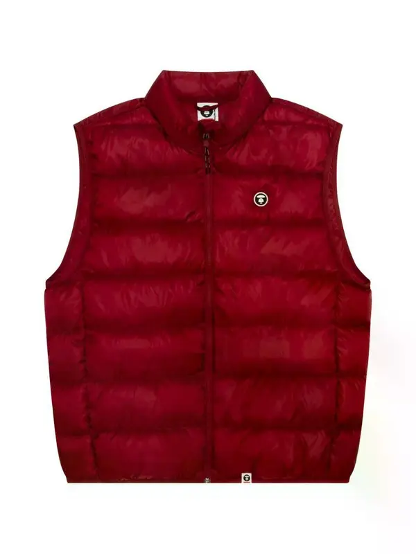 AAPE BY *A BATHING APE Moonface Logo-patch Quilted Gilet