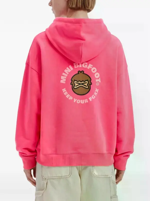 FINGERCROXX Graphic Print Drawstring Hoodie