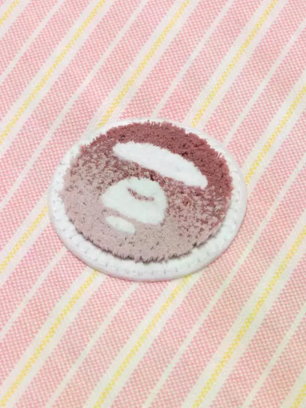 AAPE BY *A BATHING APE Moonface Striped Button-down Shirt