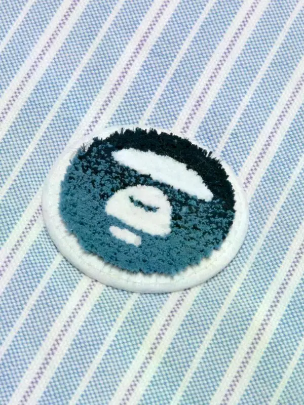 AAPE BY *A BATHING APE Vertical-stripe Logo-patch Shirt