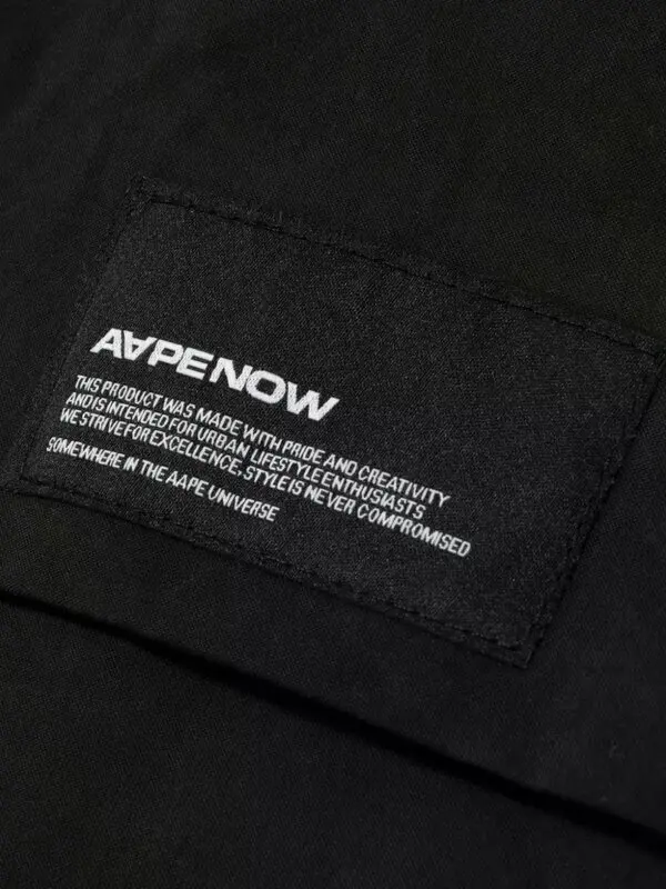 AAPE BY *A BATHING APE Aapenow Moonface Logo-print Cargo Pants