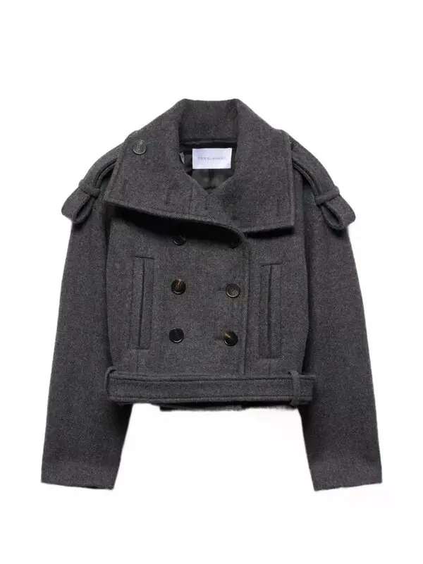 7 For All Mankind Double-breasted Belted Coat