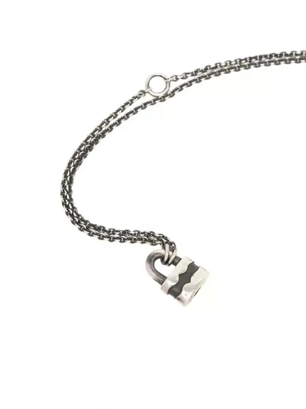 Werkstatt:München Polished Lock Pendant Necklace