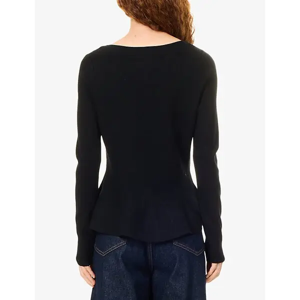 Rails Diane Peplum Knitted Cardigan