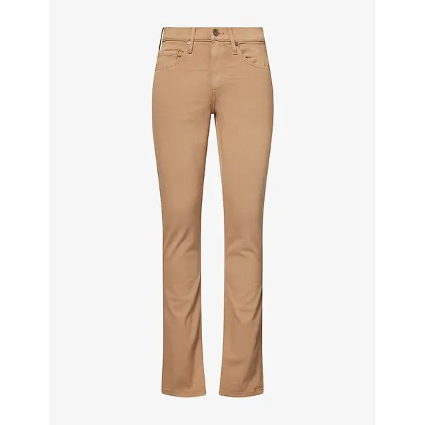 Paige Slim-fit Federal Woven Trousers - Sable
