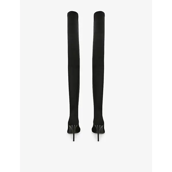 Victoria Beckham Harlow 100 Suede Thigh-high Boots