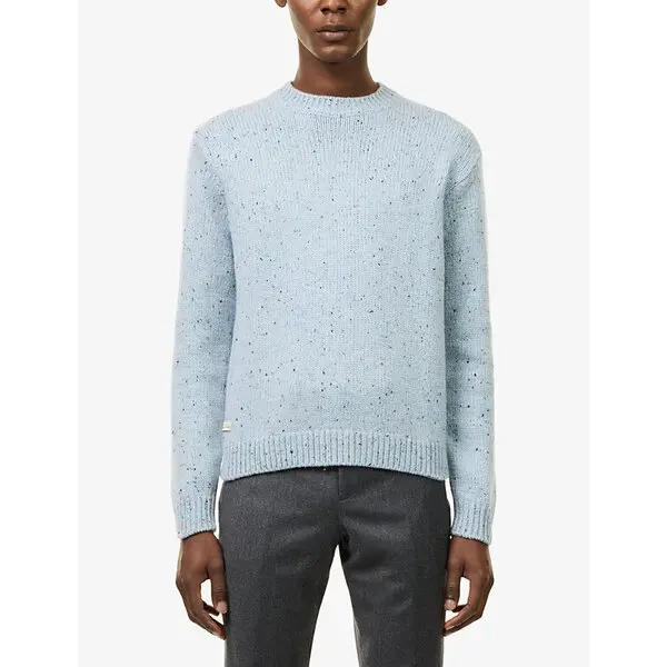 PERCIVAL Rhodes Logo Wool-blend Jumper
