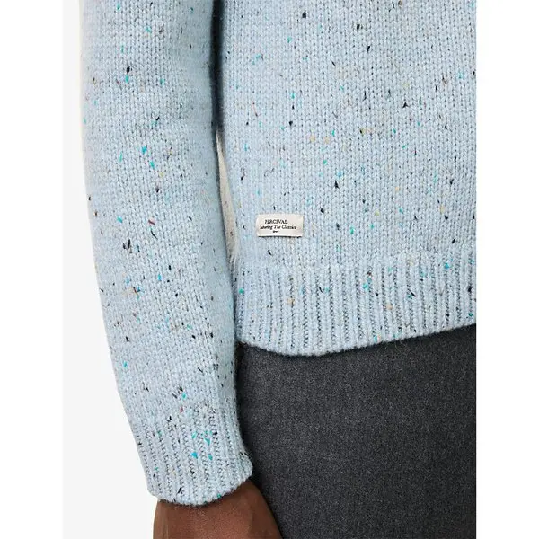 PERCIVAL Rhodes Logo Wool-blend Jumper