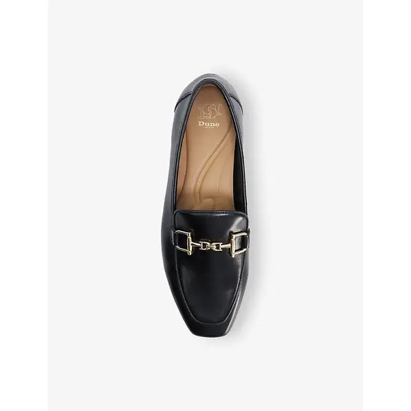 DUNE Snaffle Leather Loafers