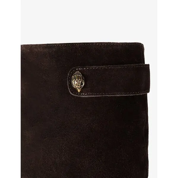 Kurt Geiger Stride 90 Heeled Suede Knee-high Boots