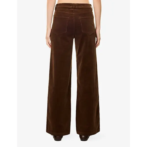 Paige Vanessa Corduroy Cotton-stretch Trousers