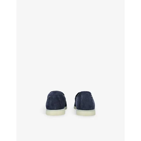 BELIER Amalfi Contrast-sole Suede Loafers