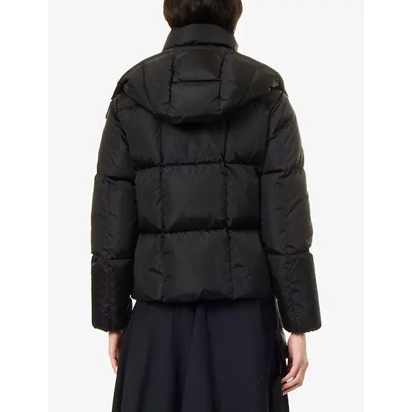 Moncler Castelnew Detachable-hood Shell Jacket