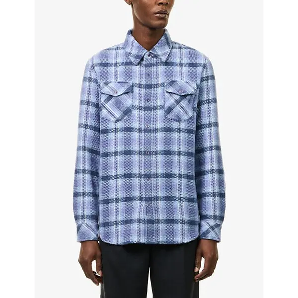 GODS TRUE CASHMERE Uniform Gemstone-embellished Cashmere Shirt