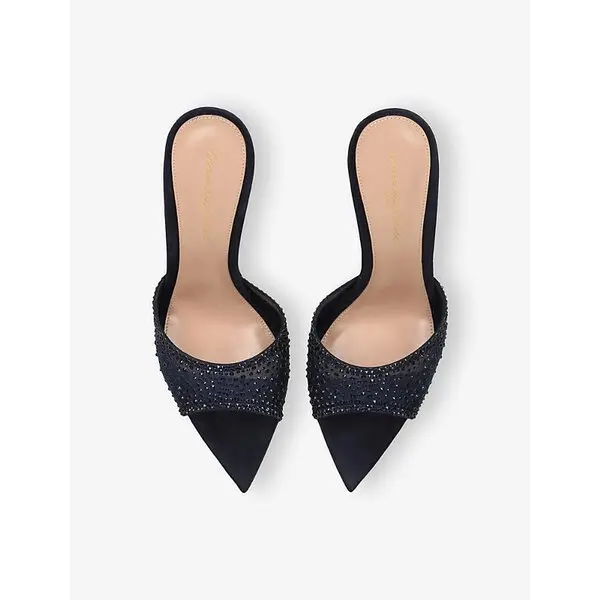 GIANVITO ROSSI Rania 85 Suede Mules