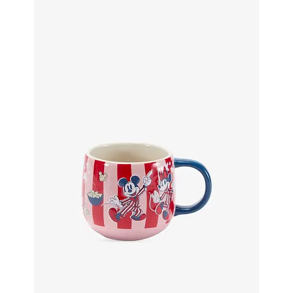 THE DISNEY STORE AT SELFRIDGES Popcorn Mickey Mouse Ceramic Mug 365ml
