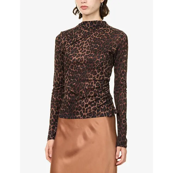 Rails Joelle Mock-neck Woven Top
