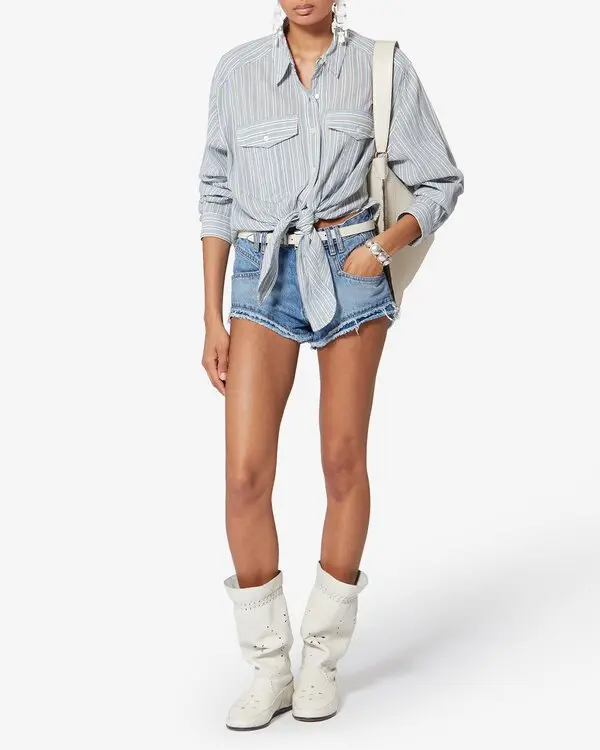 Isabel Marant Étoile Eneidala Denim Shorts