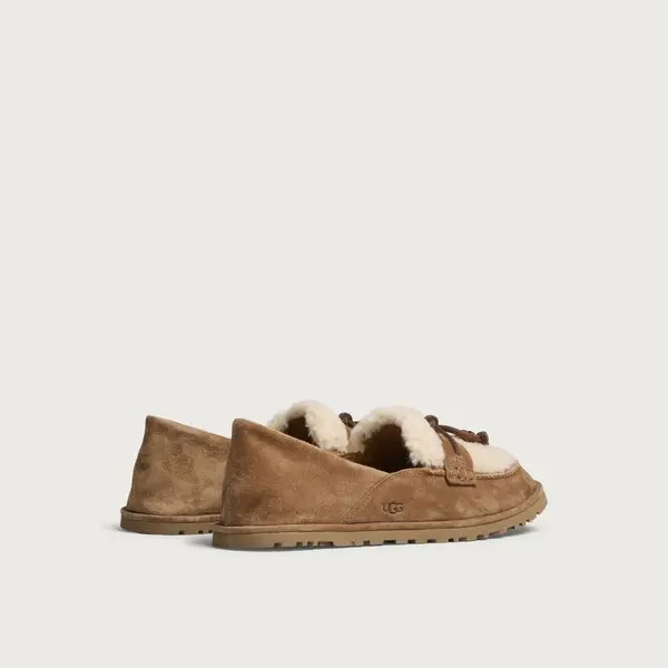UGG Zora Suede Loafer With Sheepskin Lining