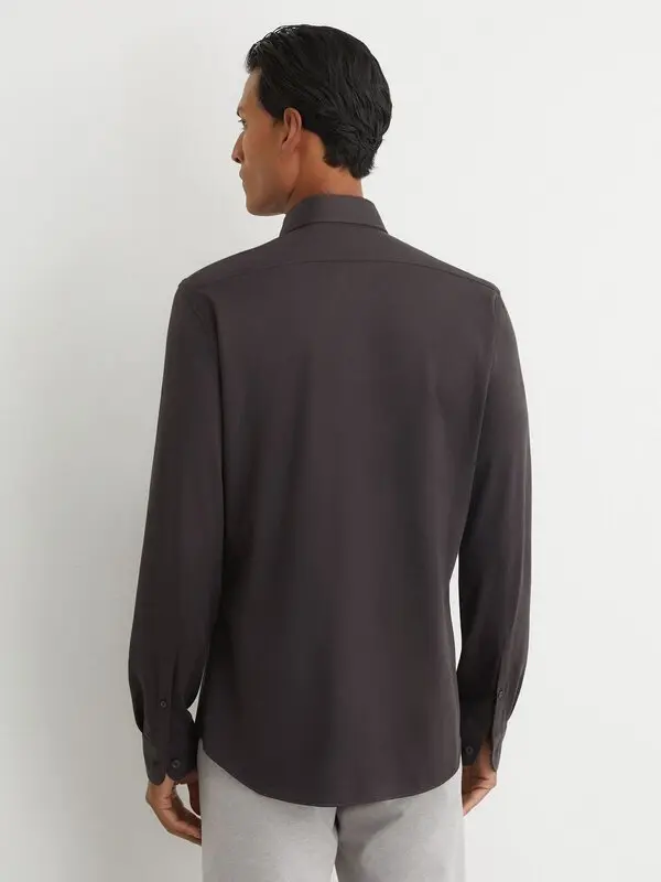 REISS Shirt - Dark Brown
