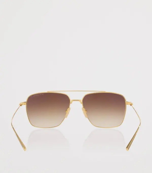 Dita Titanium Artoa 57x Aviator Sunglasses