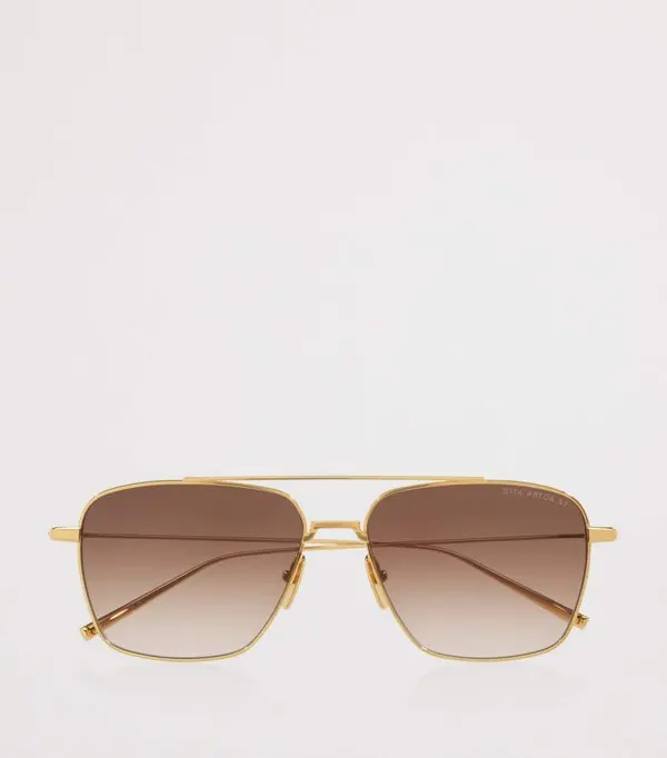 Dita Titanium Artoa 57x Aviator Sunglasses