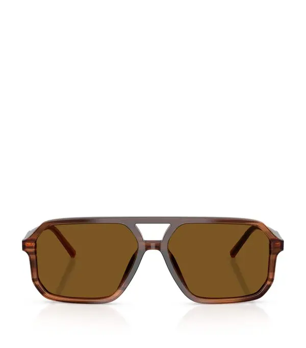 Dolce & Gabbana Acetate Pilot Sunglasses