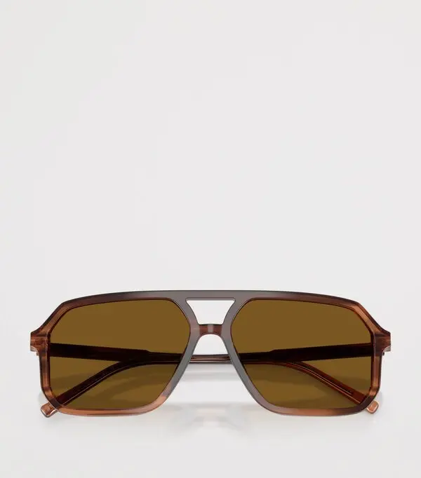 Dolce & Gabbana Acetate Pilot Sunglasses