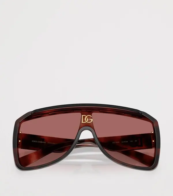 Dolce & Gabbana Wrap-around Pilot Sunglasses