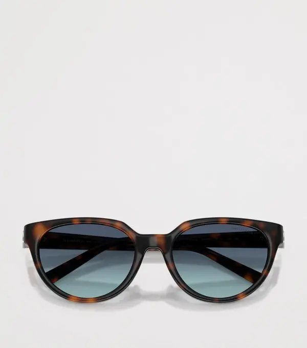 Tiffany & Co. Tortoiseshell Cat Eye Sunglasses