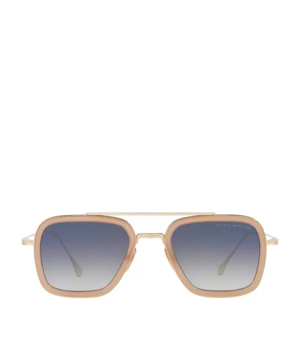 Dita Titanium Aviator Sunglasses