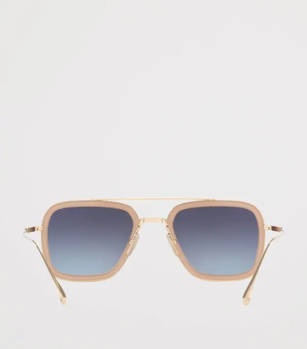 Dita Titanium Aviator Sunglasses