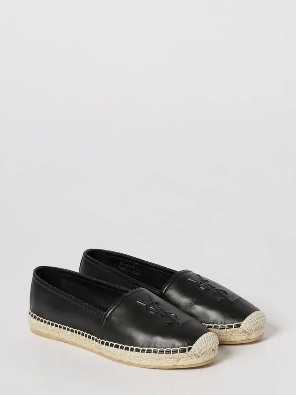Saint Laurent Embossed Logo Espadrilles