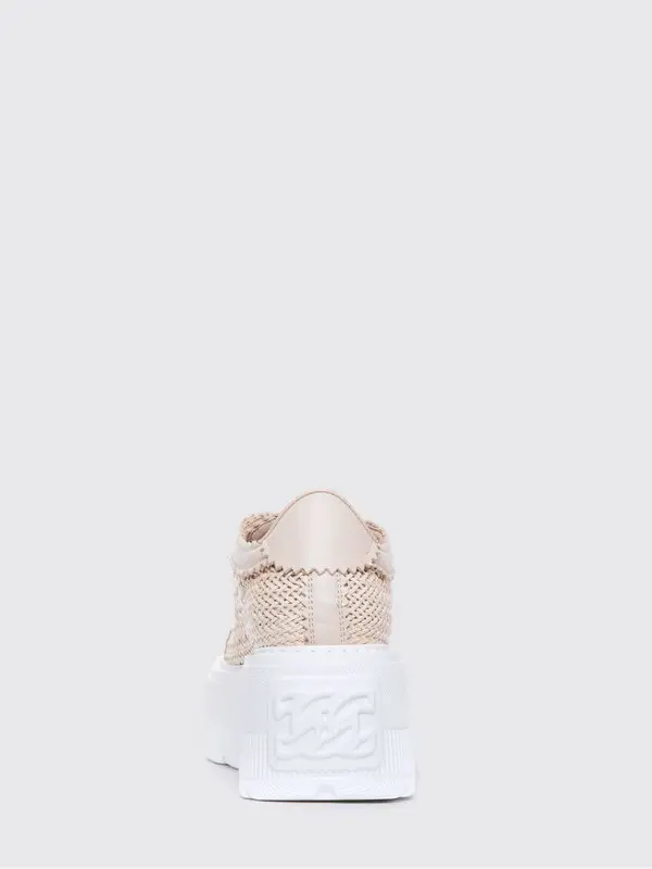 Casadei Woven Platform Trainers - Pink