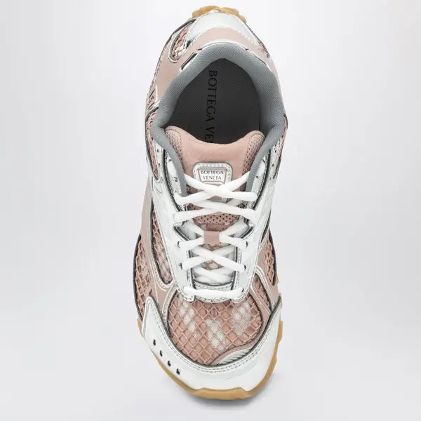 Bottega Veneta Orbit Sneakers In Leather And Technical Fabric - Multicolor