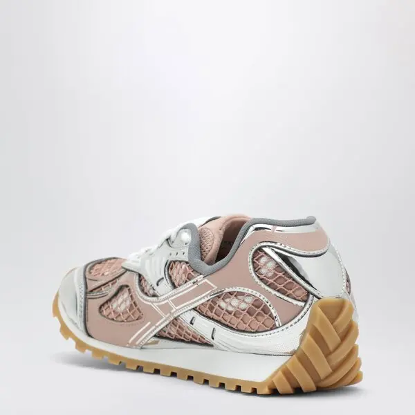 Bottega Veneta Orbit Sneakers In Leather And Technical Fabric - Multicolor