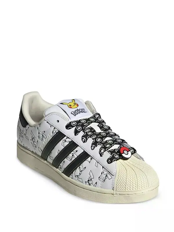 Adidas X Pokémon Pikachu Superstar Sneakers - White